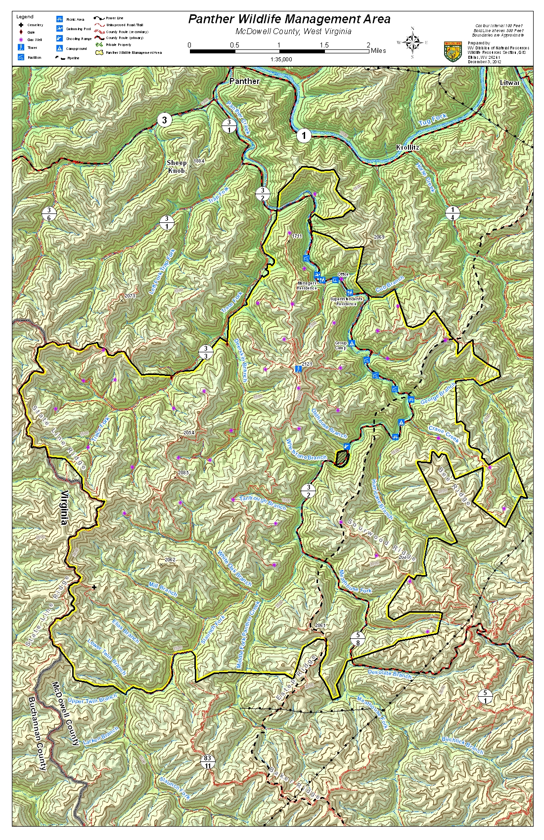 WMA Map Links - West Virginia Division of Natural Resources : West ...